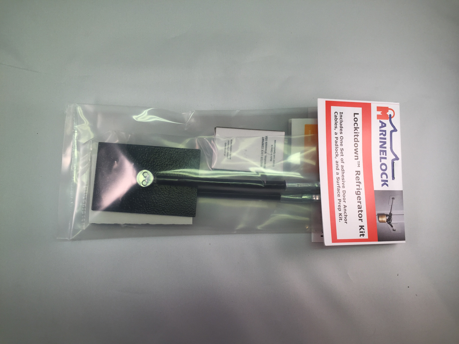 Marinelock Black Refrigerator Door Lock with Padlock | eBay