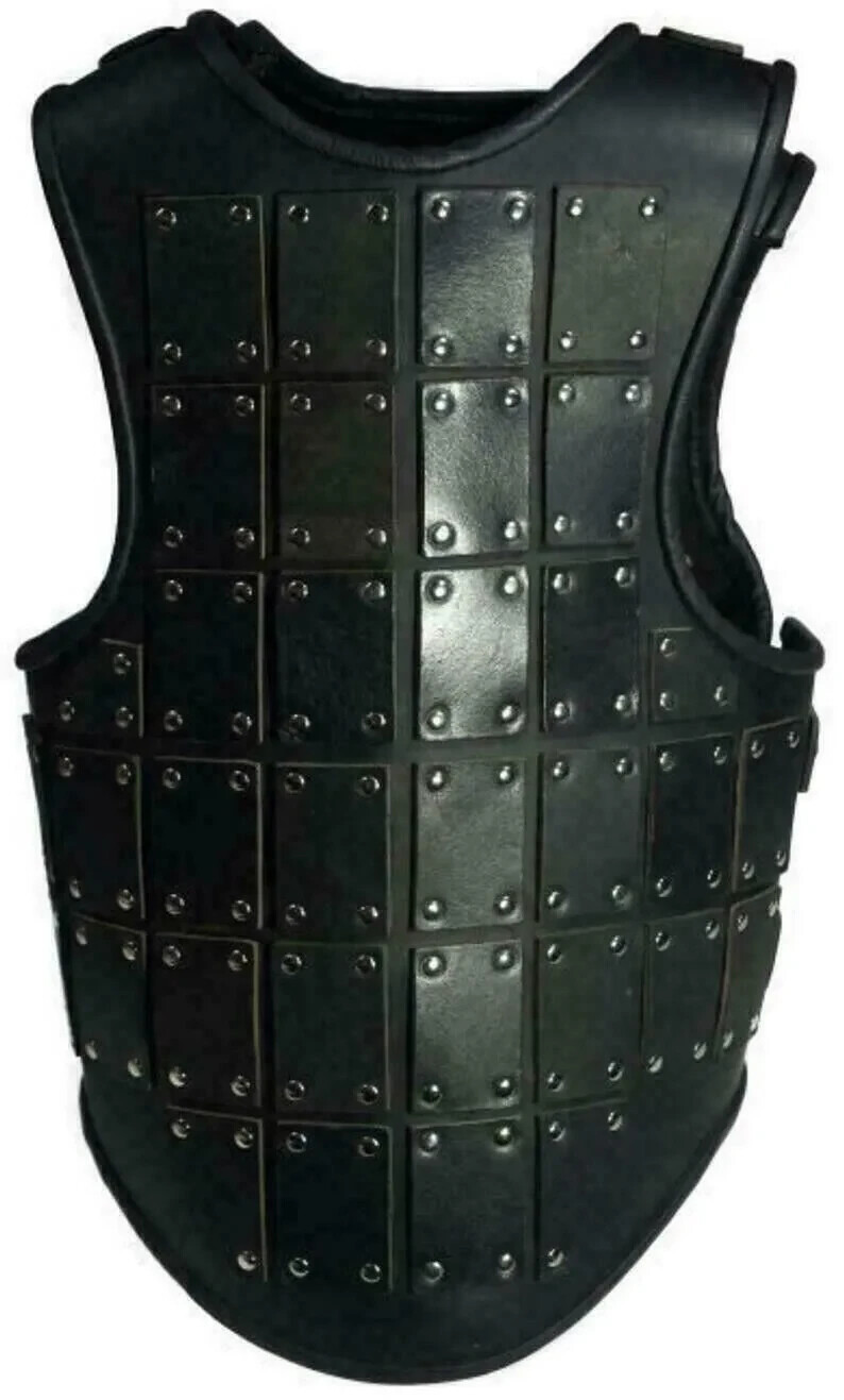 Medieval Viking Leather Body Armor LARP Cosplay Costume Brown ...