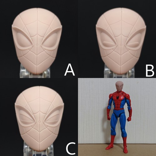 Unpainted 1/12 ‌Spectacular Spider-Man Head Sculpt Fit 6'' Figure | eBay