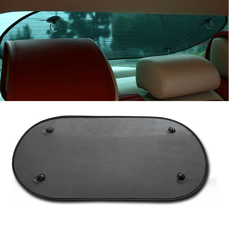 XUKEY Car Rear Window Screen Sun Shade Mesh Cover Windshield Sunshade ...