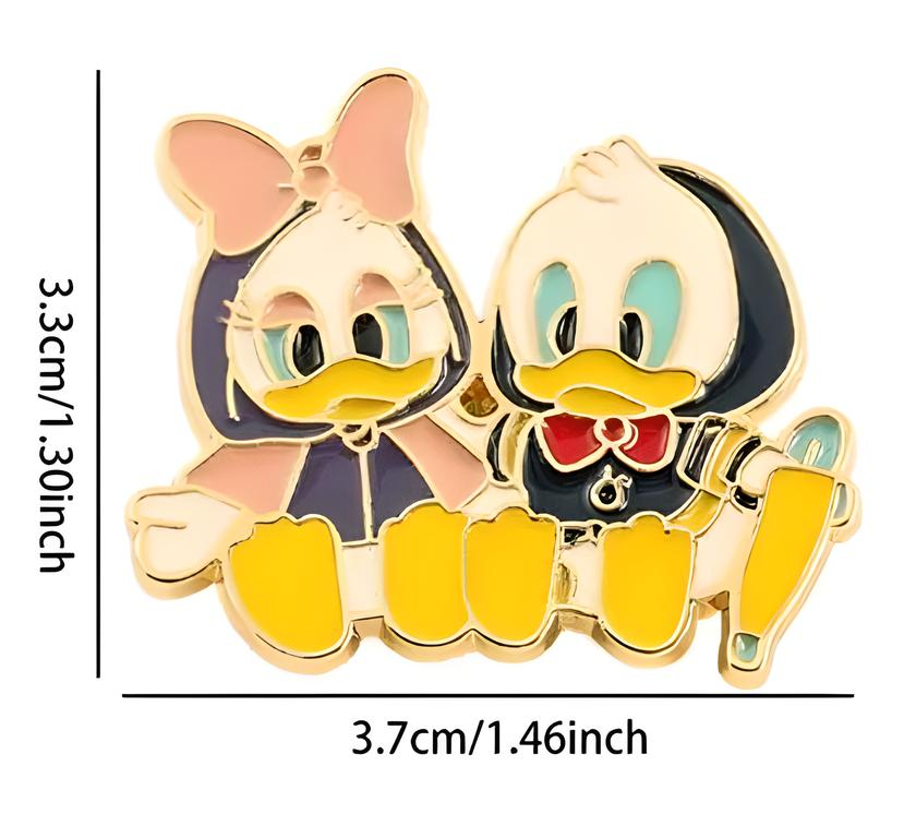BABY DONALD & DAISY DUCK PIN Disney-Inspired Animation Gift Enamel ...