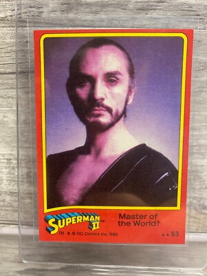 1980 Dc Comics Superman II Cards: #53 Master Of The World? | eBay