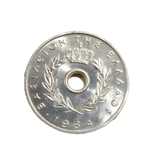 1964 GREECE - 10 Lepta Cents - Aluminum 😍 Vintage Collectible ...