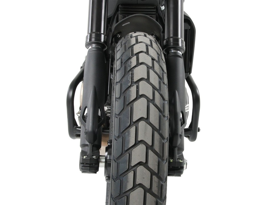 Ducati Scrambler 800 Engine Protection Bar - Black BY HEPCO AND BECKER ...