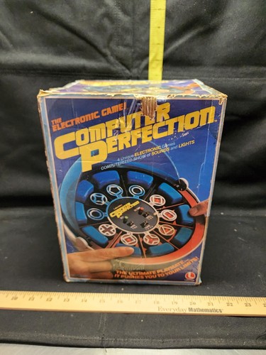 Vintage Lakeside Computer Perfection Game Original Box w/Instructions ...