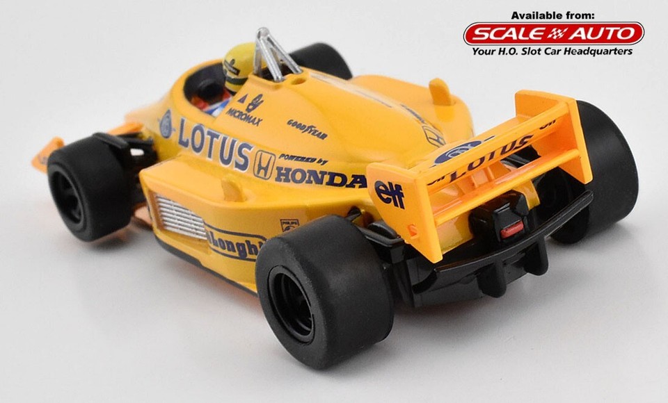 AFX Mega G+ Ayrton Senna 1987 Lotus-Honda 99T F1 HO Slot Car #22114 NEW ...