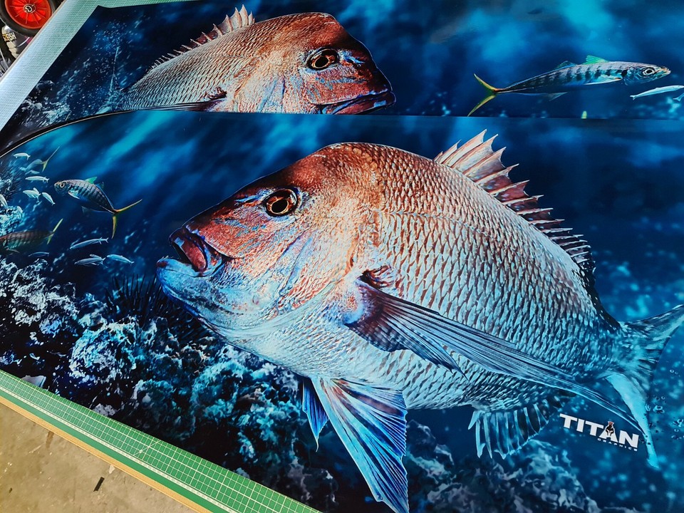 Boat Wrap - Snapper - Half Wrap 660mm x 2000mm | eBay Australia