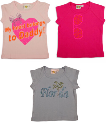 Lemon Baby Infant Girls Short Sleeve Graphic & Embellished T - Shirt ...