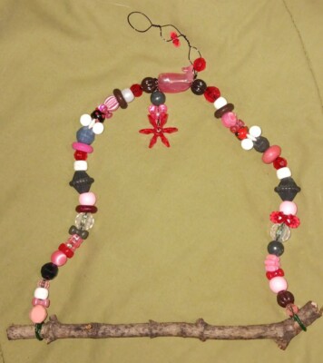 Handmade beaded hummingbird swing | eBay