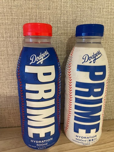 Sealed JAPANESE Prime Hydration LA Dodgers White & Blue Japan Bottle ...
