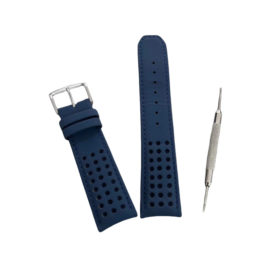 Original Citizen Blue Angels 23mm AT8020-03L Blue Leather Watch Band ...