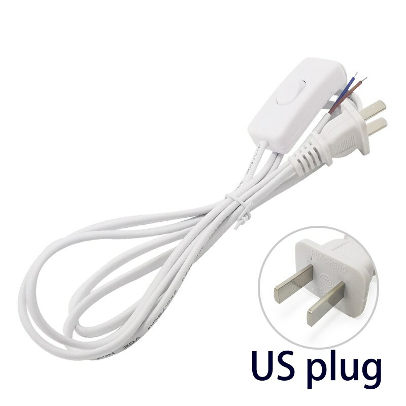 110v-220v AC Power Supply Cable Cord Wire Lead on/off switch For led ...