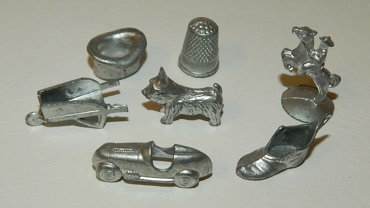 Original Monopoly Metal Tokens