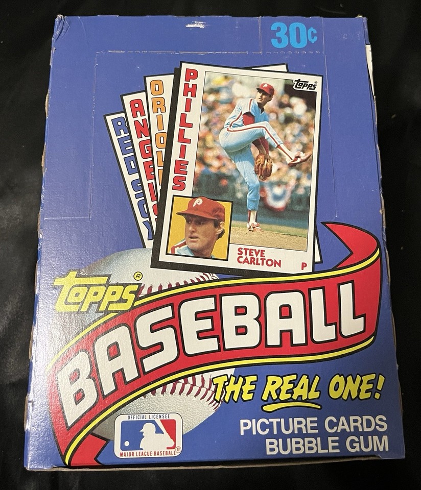 1984 Topps Baseball Unopened Wax Box 36Factory SealedPacks Don ...