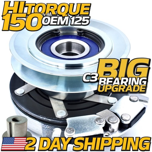 HiTorque 150ftlb (OEM 125) BIGBearing PTO Clutch replaces Warner 5219 ...