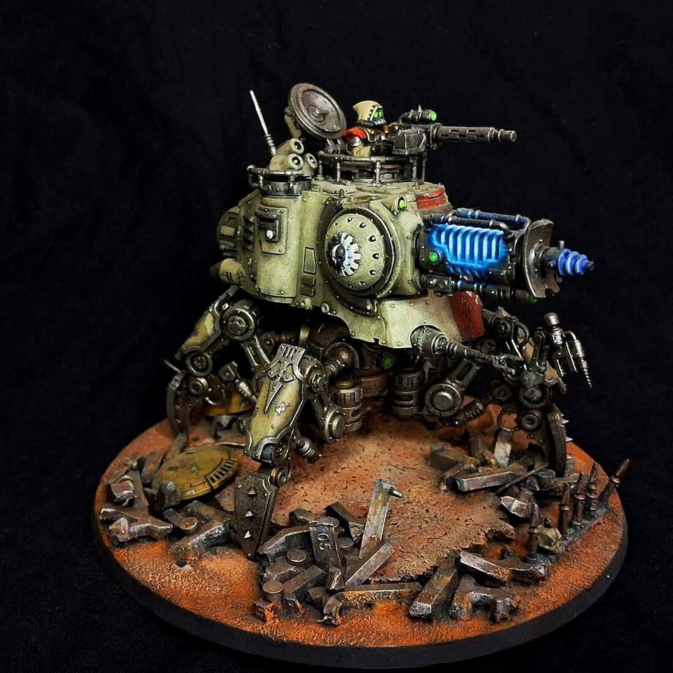 Built Painted Onager Dunecrawler Adeptus Mechanicus Games Workshop ...