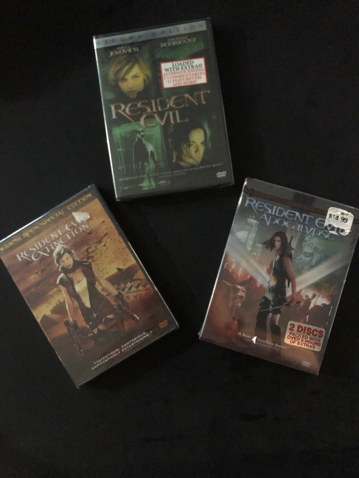 Resident Evil DVD Collection Brand New Extinction Apocalypse | eBay