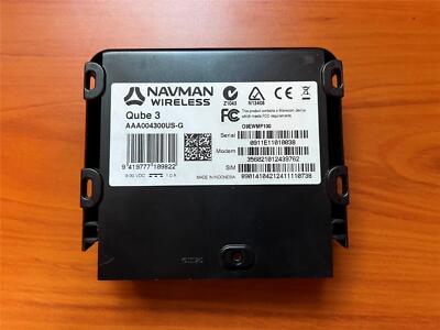 NAVMAN Wireless Qube 3 AAA004300US-G O9EWMP100 Car Receiver Tracker GPS ...