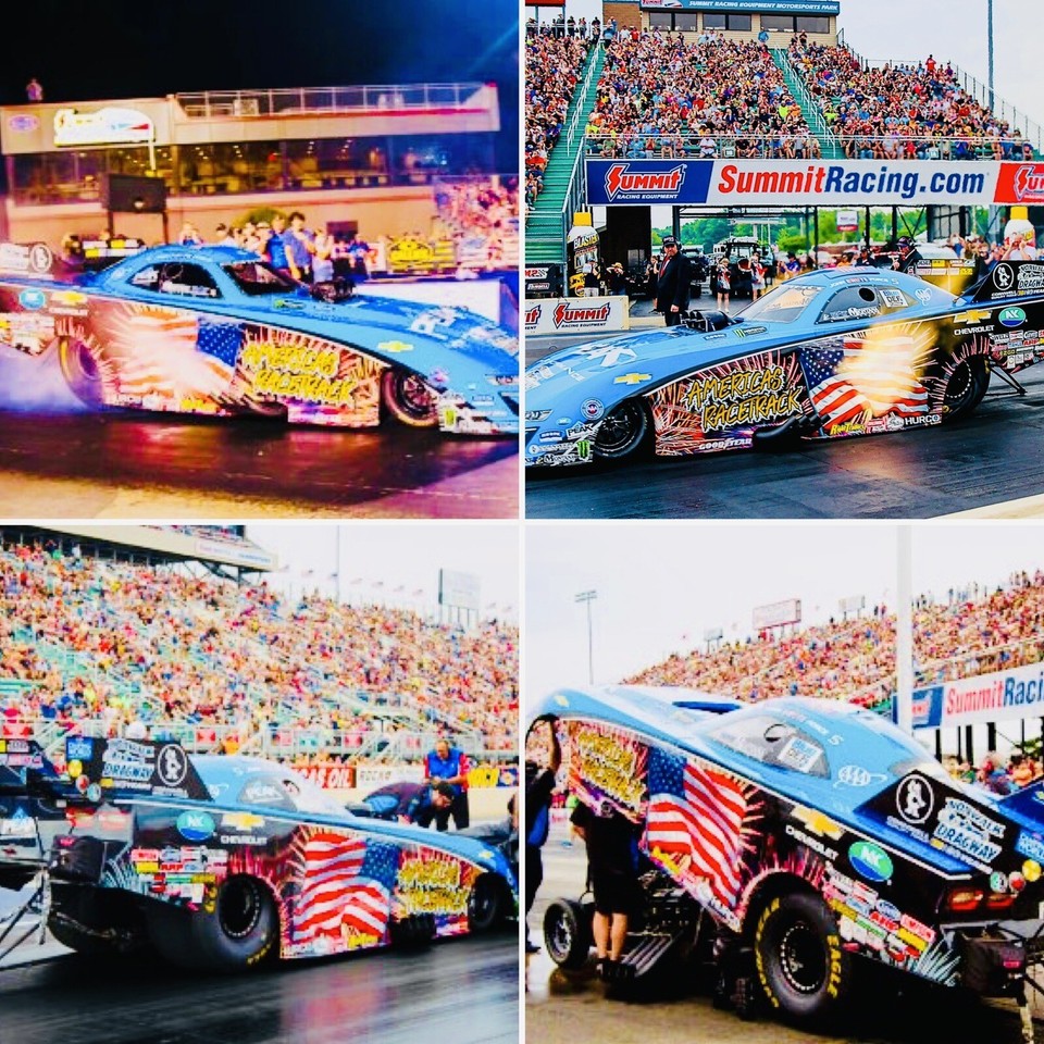 NHRA JOHN FORCE 1:24 Diecast “NIGHT UNDER FIRE” Funny Car AMERICA’S ...