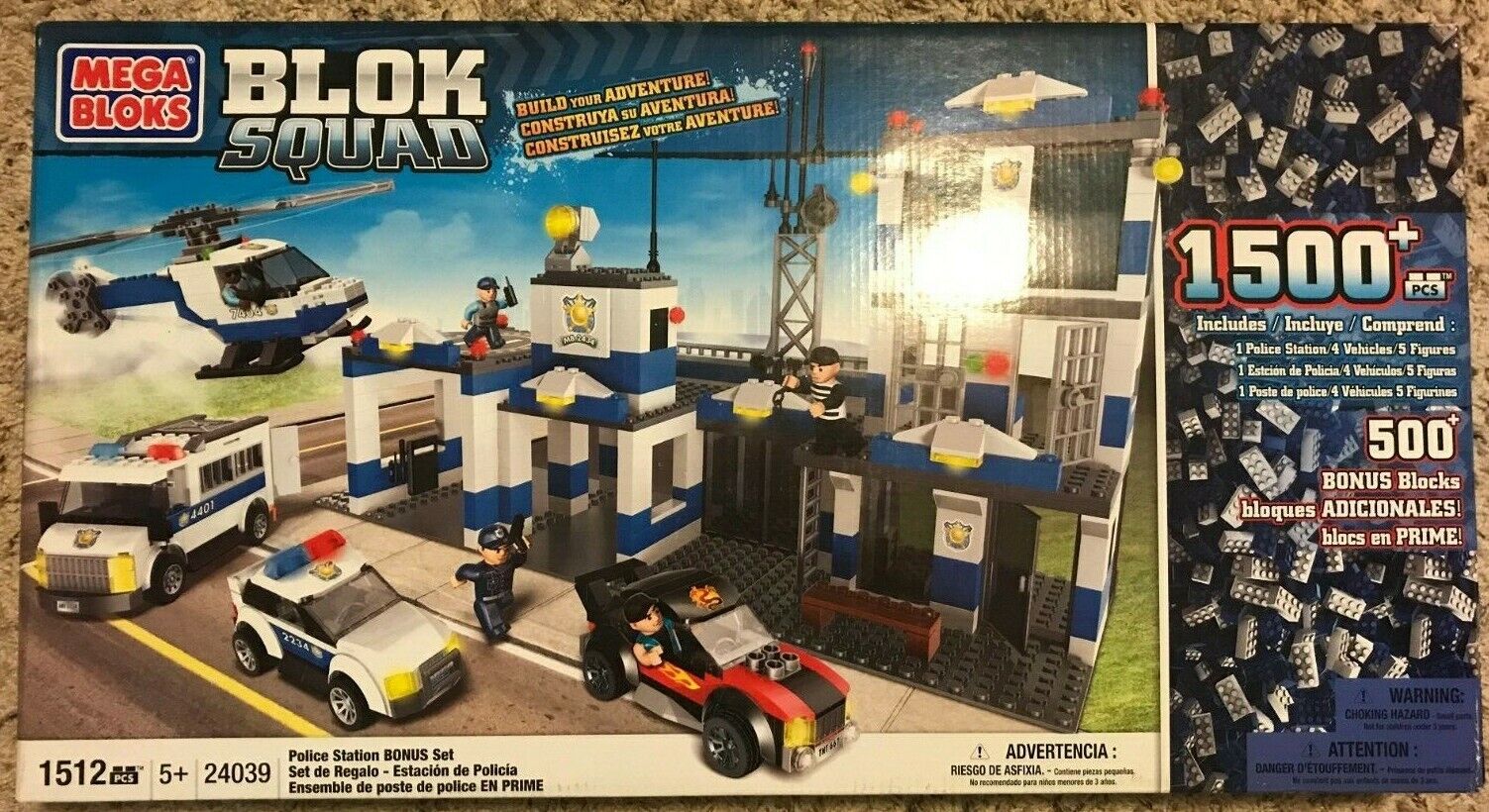 Brand NEW Mega Blocks Squad Police Bonus Building Set 24039 - Retired ...