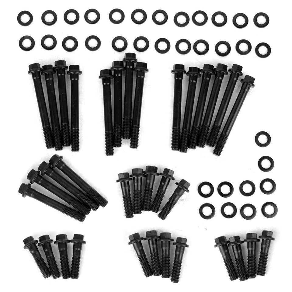 134-3601 for Sbc Small Block Fit Chevy Head Bolts Heads 350 383 400 ...