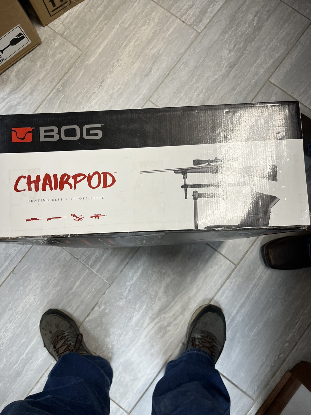 Bog 1100475 Deadshot Chairpod Field Shooting Rest Black 360-Degree ...