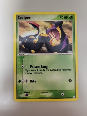 Pokemon Seviper 32/110 EX Holon Phantoms Regular Rare NM | eBay