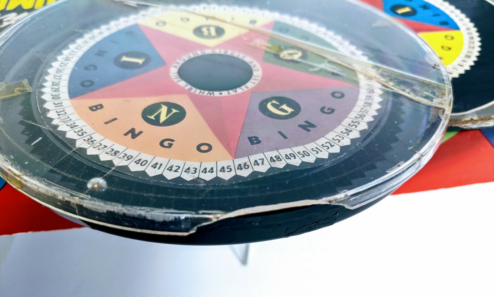 Vintage Bingo Game Whitman 1960s Wheel Cards Just Like Grandma's | eBay