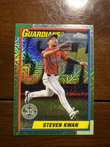 2025 Topps Series 1 Silver Pack Mojo Refractor Steven Kwan GUARDIANS | eBay