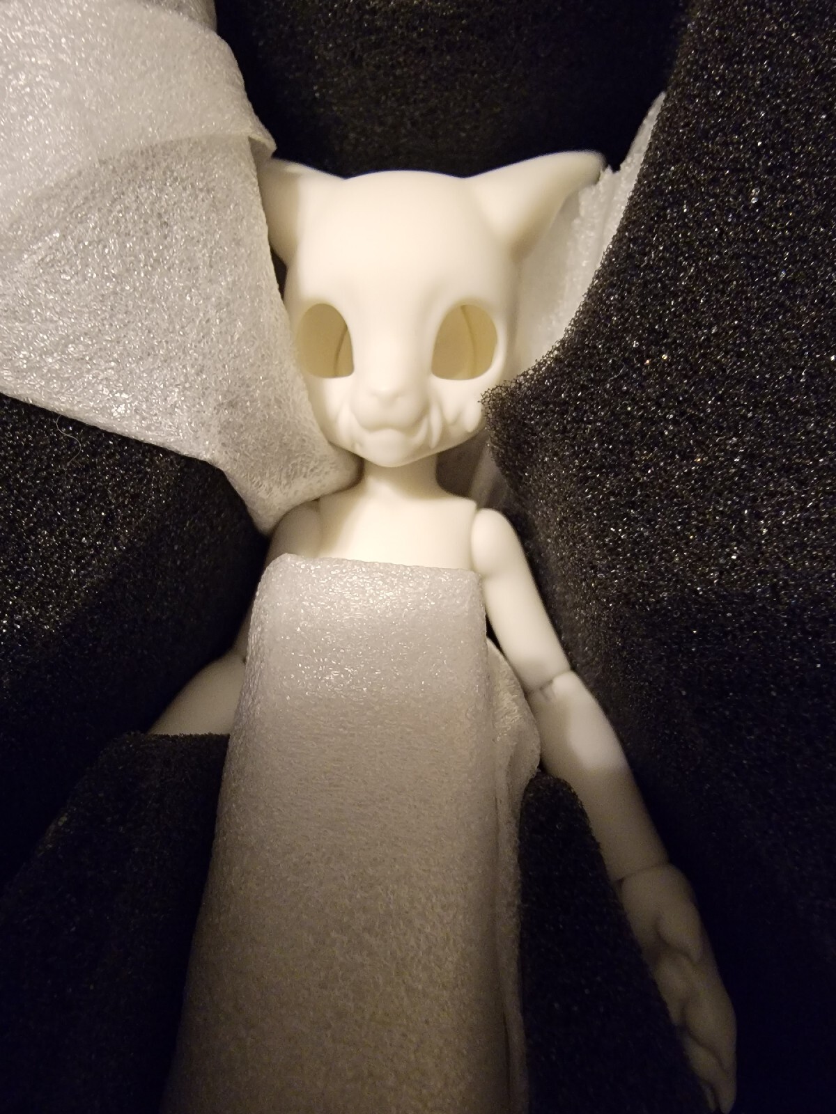 Birdcube Rye COA Artist BJD Anthro Ball Jointed Doll Eyes Box Original ...