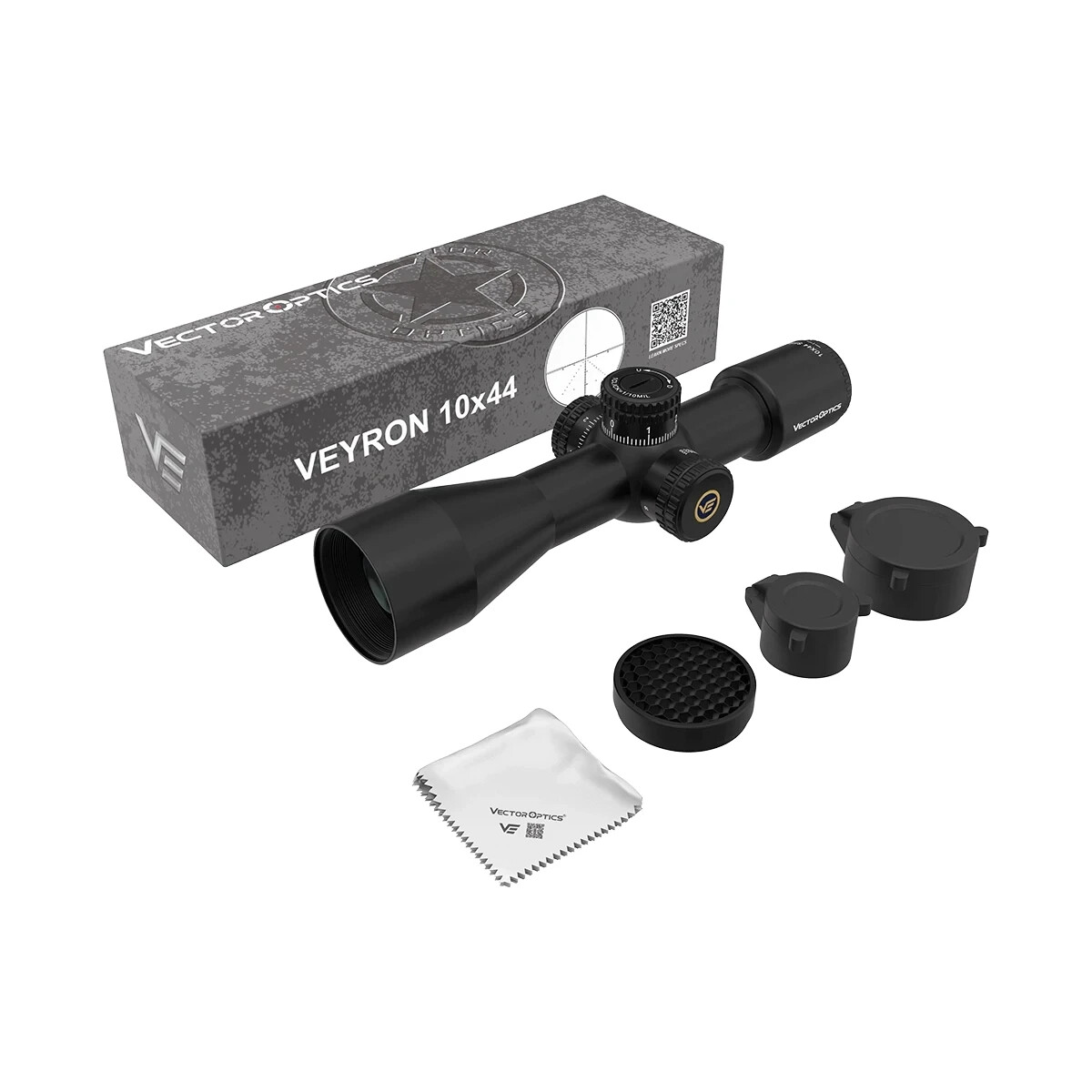 Vector Optics SCOM-41 Veyron Compact 10x44 Rifle Scope - Perfect For ...