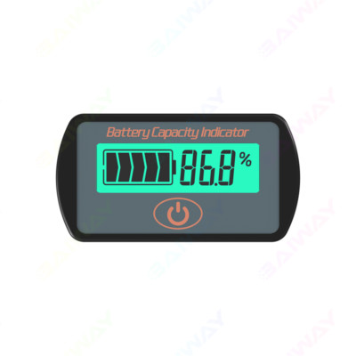 Battery Voltage Meter Battery Capacity Indicator SOC Combo Meter ...