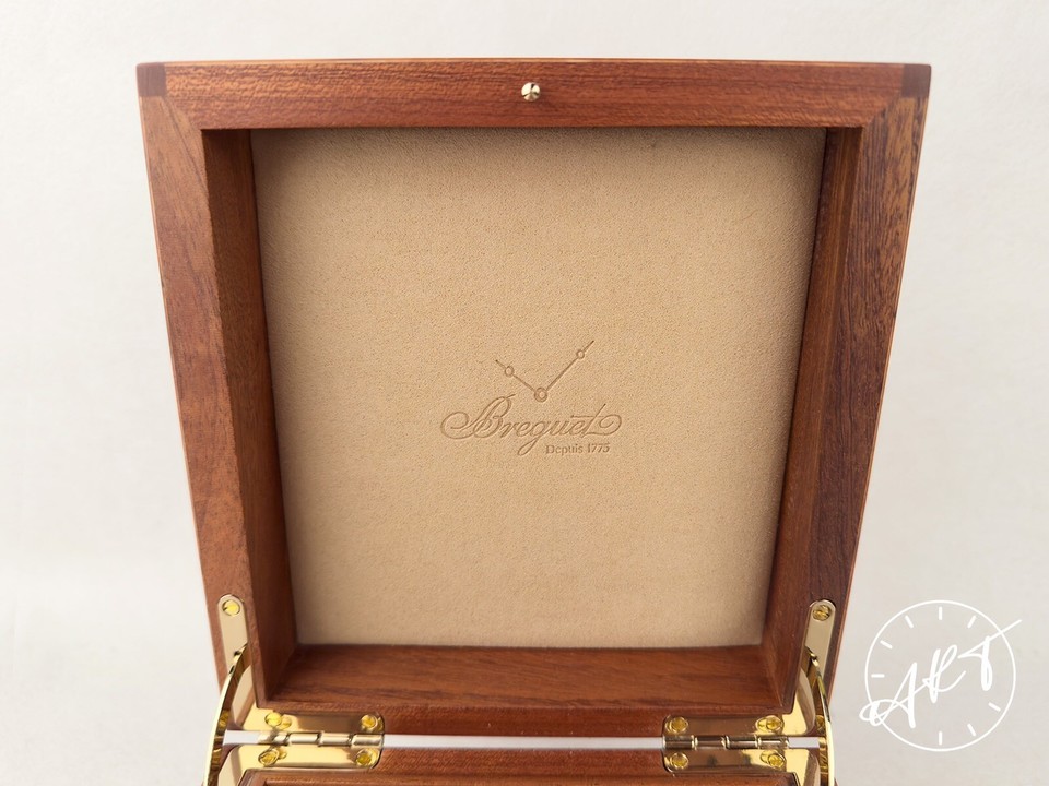 *Very Rare* Breguet Large Wooden Watch Inner Box Case + Outer Box Case ...