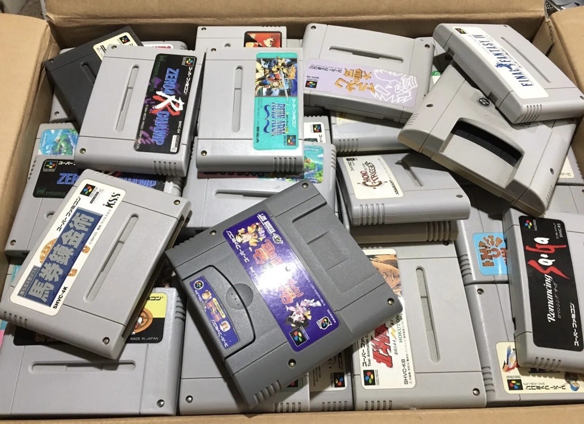 discounted wholesale Random Nintendo cardboard lot