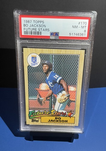 1987 Topps Bo Jackson #170 Rookie Card Future Stars PSA 8 NM-MT ⚾️ | eBay