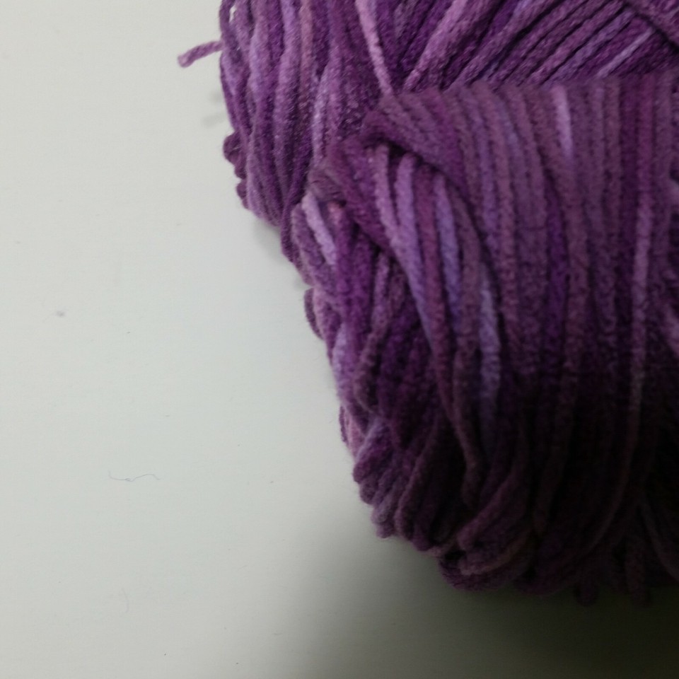 Purple Worsted Yarn Twin Pack Dream Weaver Acrylic Made in USA Shades ...