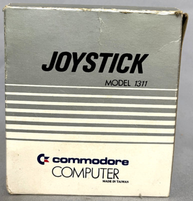 RARE Commodore 1311 Joy Stick Vintage VIC-20 Colors in 1981 Box tested ...