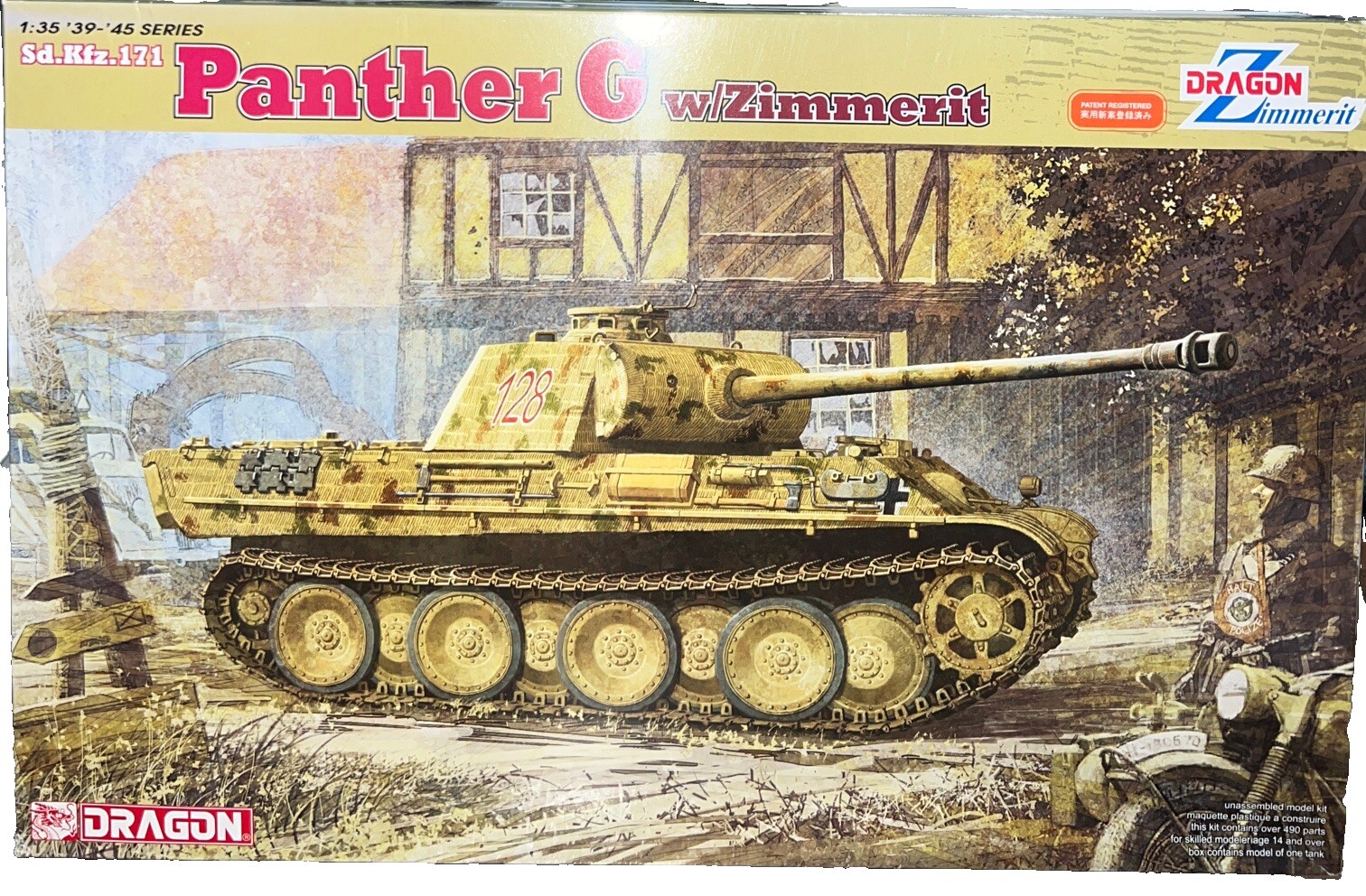 Dragon 6384 1/35 scale Sd.Kfz.171 Panther Ausf.G w/Zimmerit model kit ...