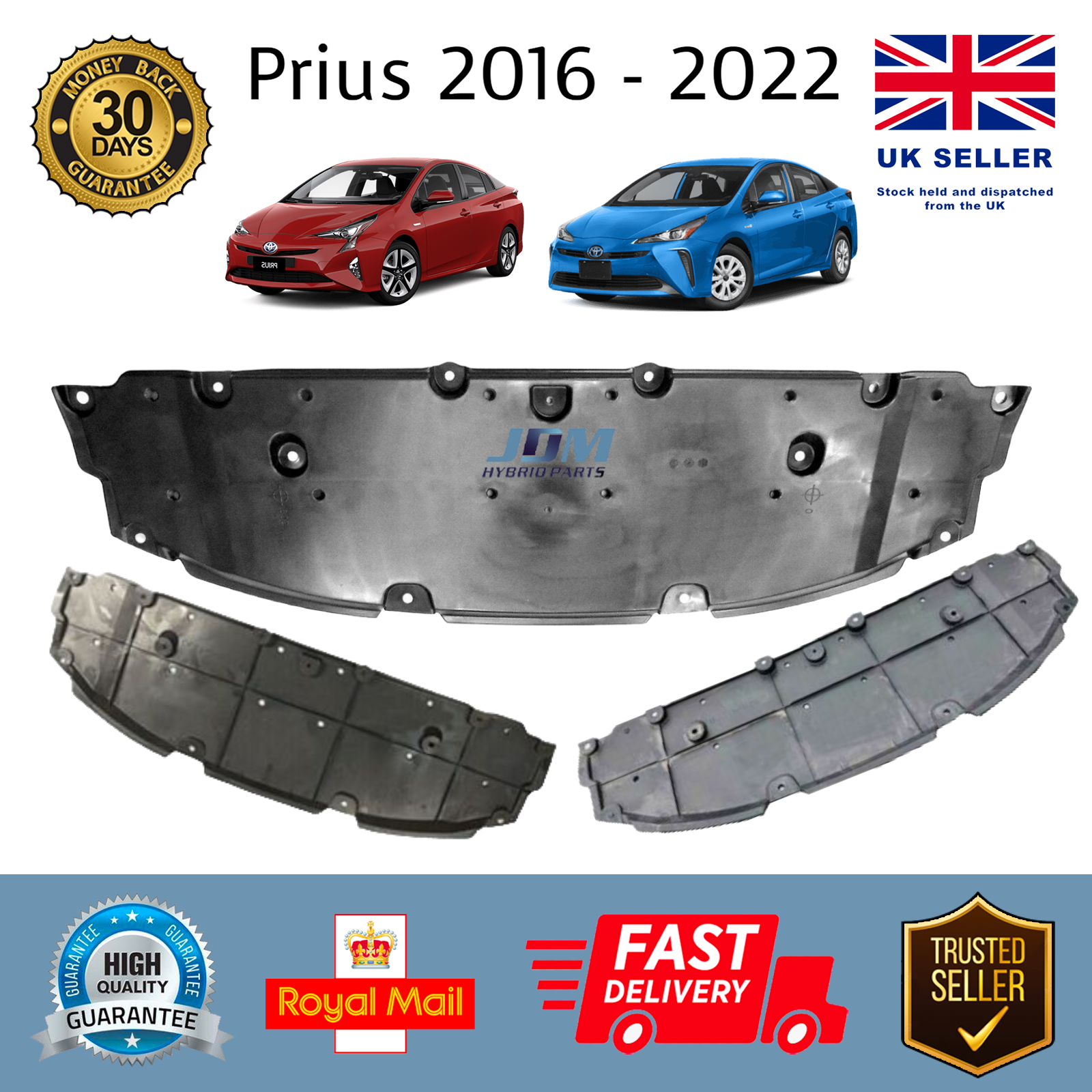 *New* Toyota Prius Hybrid 2016~2022 Front Bumper Under Tray Cover ...
