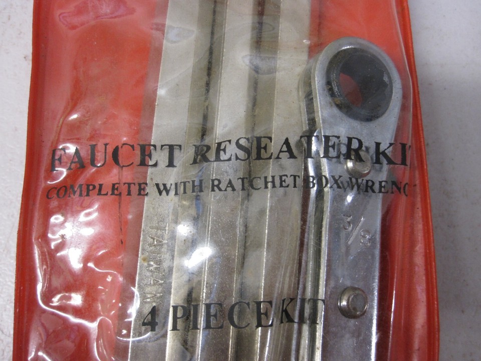 Aqua Plumb Faucet Reseater Kit with Ratchet Box Wrench 4 Piece Kit | eBay