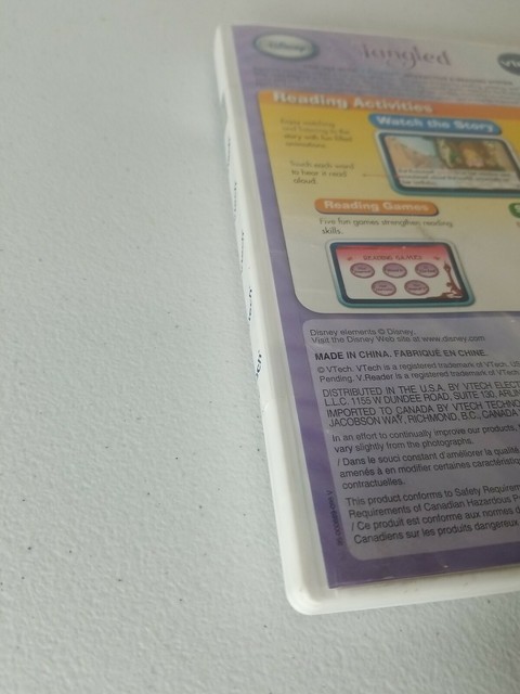 VTech V.reader Disney Tangled Game Cartridge VT1525 Dora Explorer for ...