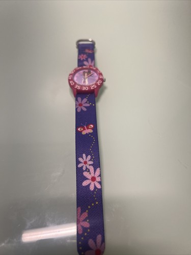 Disney Kids Doc McStuffins Acrylic Purple Floral Time Teacher Watch | eBay