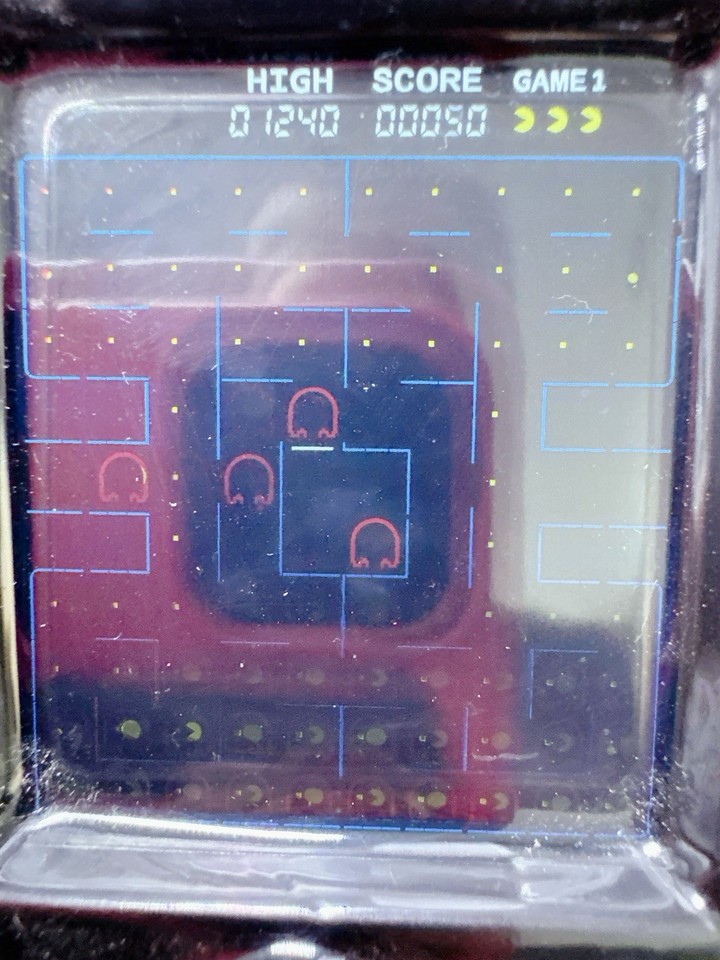 Pac-Man Mini Arcade Game New Color LCD Screen | eBay
