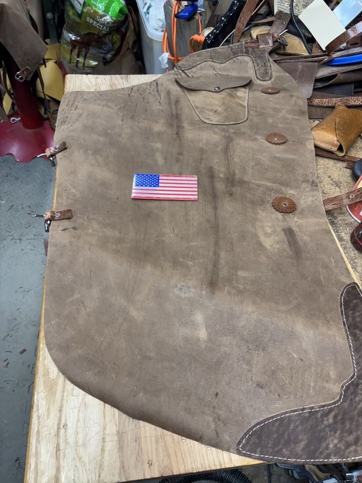 Western Cowboy Batwing Work Chaps - Custom-Made In USA | eBay