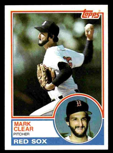 1983 Topps Mark Clear #162 - Boston Red Sox | eBay