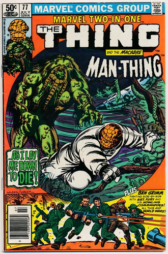 Marvel Two-In-One (Marvel, 1974 series) #77 VG/FN Thing and Man-Thing ...