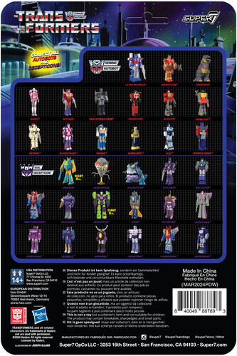 Super7 - Transformers - Reaction Figures Wv8 - Optimus Prime (Nucleon ...