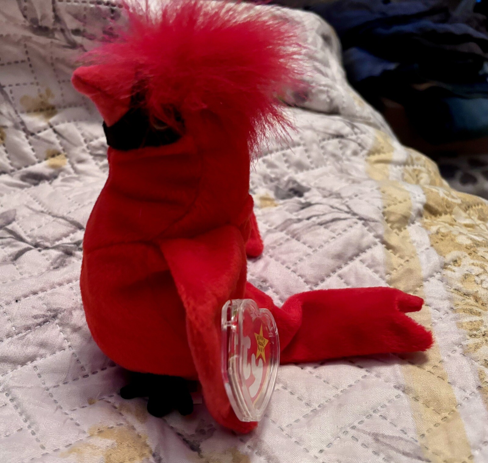 Ty Beanie Babies Mac The Cardinal Plush Toy 8421042258| eBay