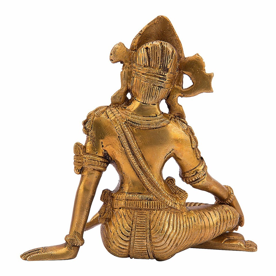 Handmade Hindu God Lord Indra Dev Statue Sculpture Idol Figurine ...