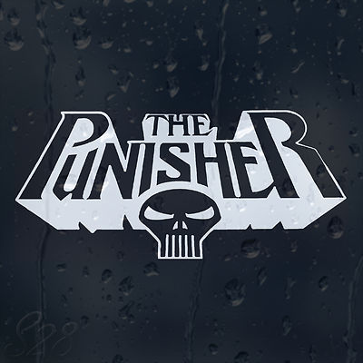 The Punisher Car Decal Vinyl Sticker | eBay UK